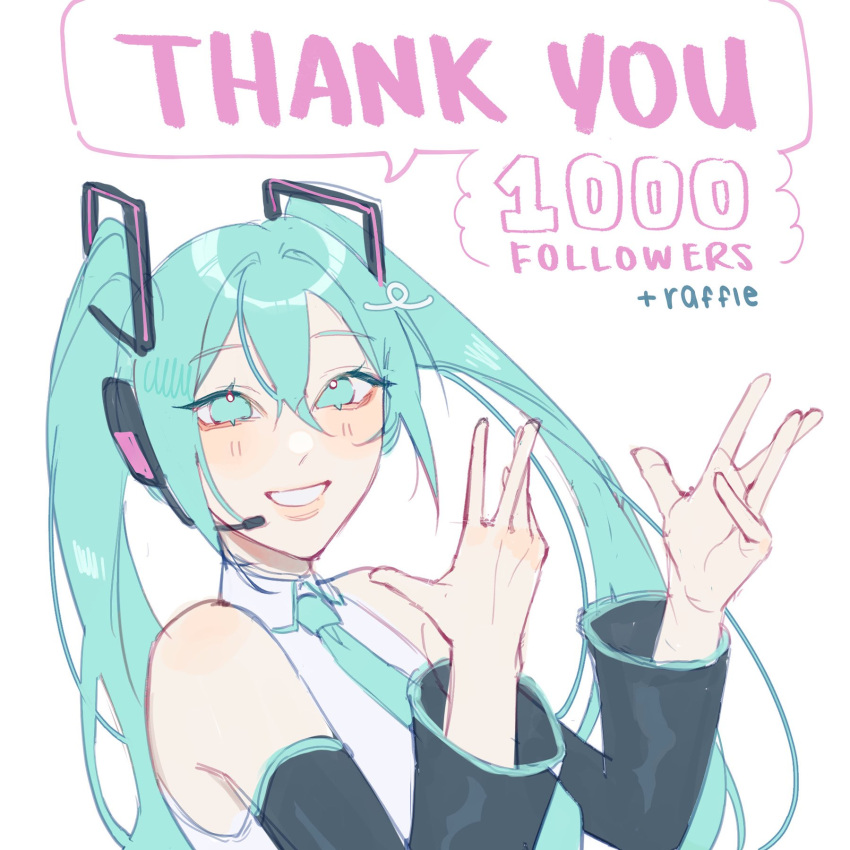 Safebooru - 1girl aqua eyes aqua hair aqua necktie black sleeves collared shirt commentary ...