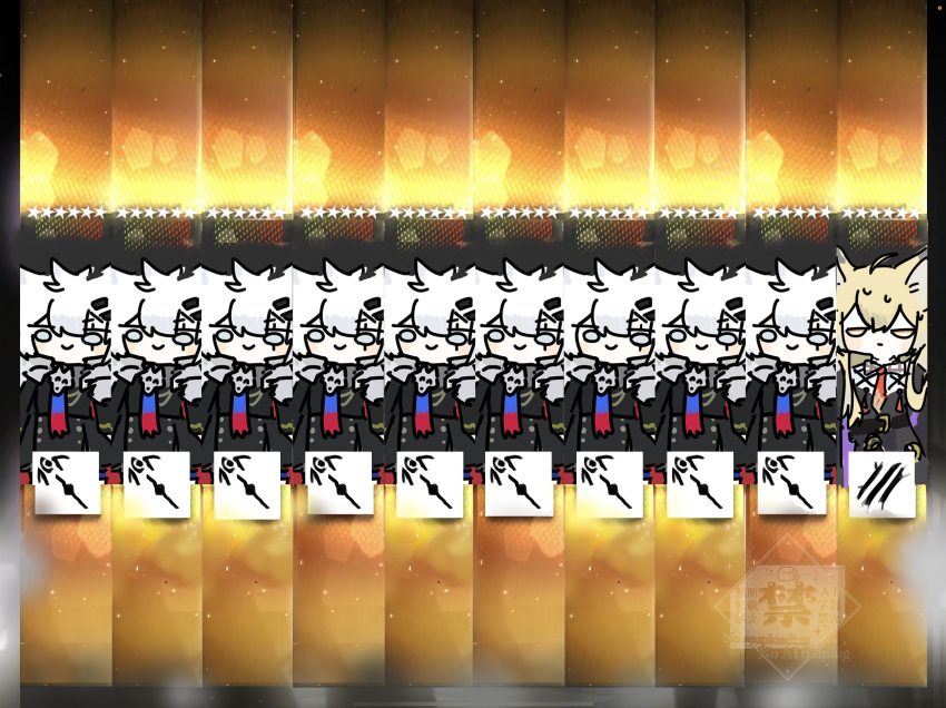 Safebooru - 2girls animal ears arknights fox ears fox girl gameplay ...