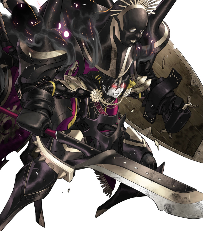 Safebooru - 1boy black hair clenched teeth fafnir (fire emblem) fire ...
