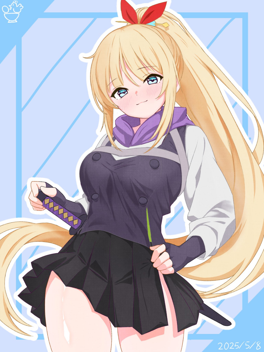 Safebooru 1girl Aqua Eyes Arm Armor Blonde Hair Blush Breasts Hair 4765