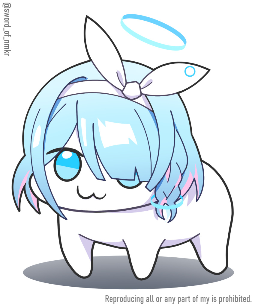 Safebooru - :3 arona (blue archive) blue archive blue eyes blue hair ...