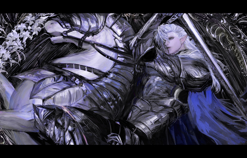 Safebooru - 1boy absurdres animal armor armored animal belt black belt blue cape breastplate ...