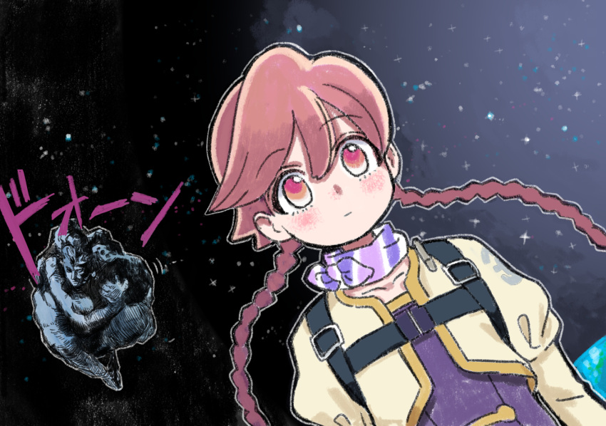 Safebooru - 1boy 1girl apocalypse hotel battle tendency blush braid ...