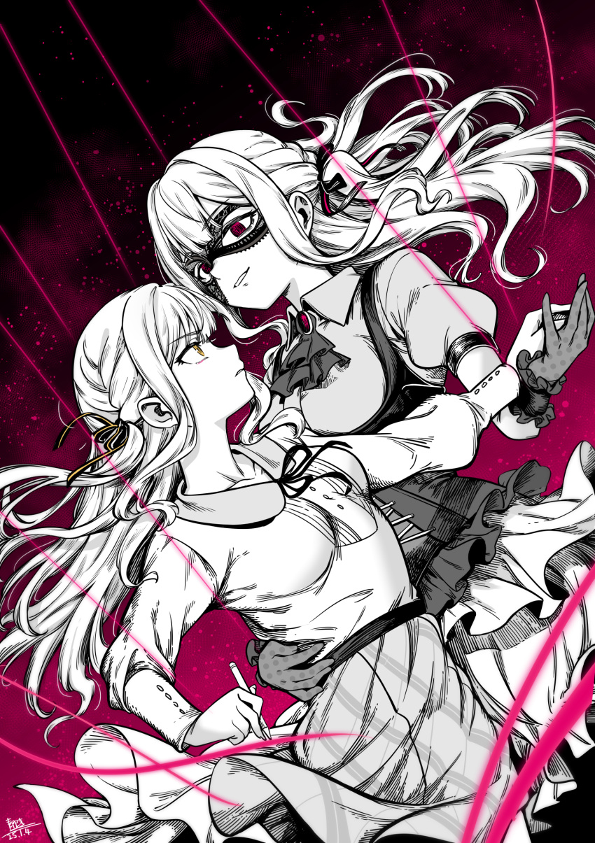 Safebooru - 2girls bang dream! bang dream! it's mygo!!!!! breasts chinese commentary commentary ...