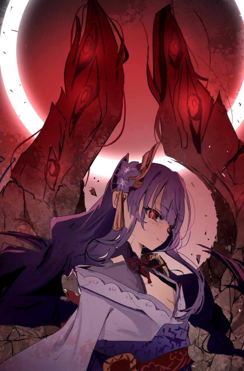 Safebooru - 1girl absurdres alternate eye color belt blush braid closed mouth commentary request ...