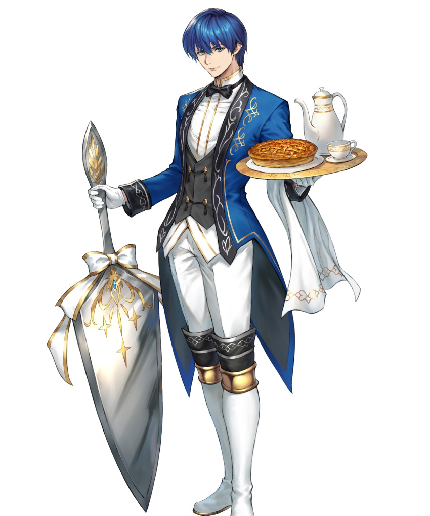 Safebooru - 1boy blue eyes blue hair butler finn (fire emblem) finn ...