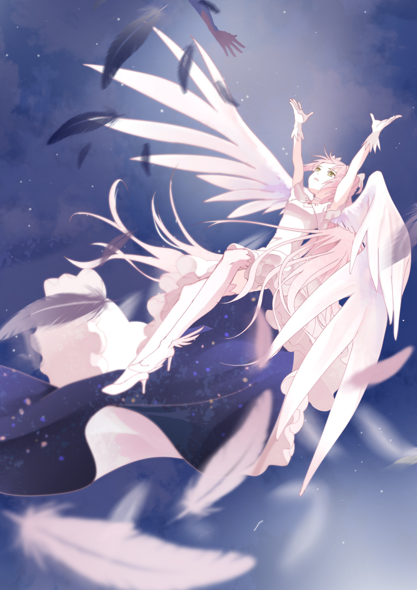 Safebooru - 2girls absurdres akemi homura akuma homura angel wings ...