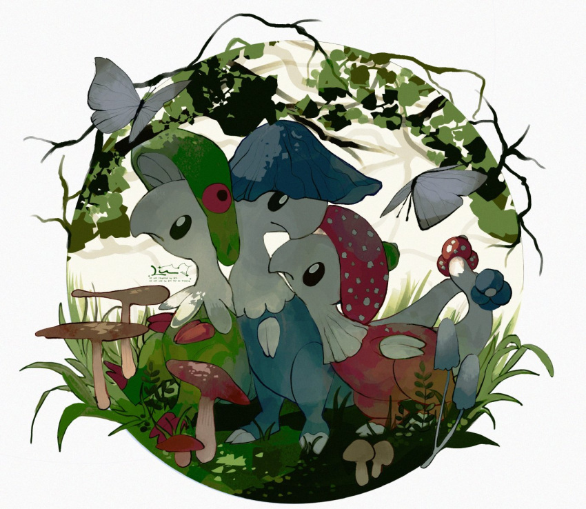 Safebooru - alternate color alternate shiny pokemon black eyes breloom ...