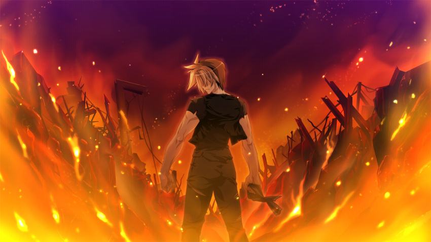 Safebooru - fire fortissimo//akkord:bsusvier game cg male ooba kagerou ...