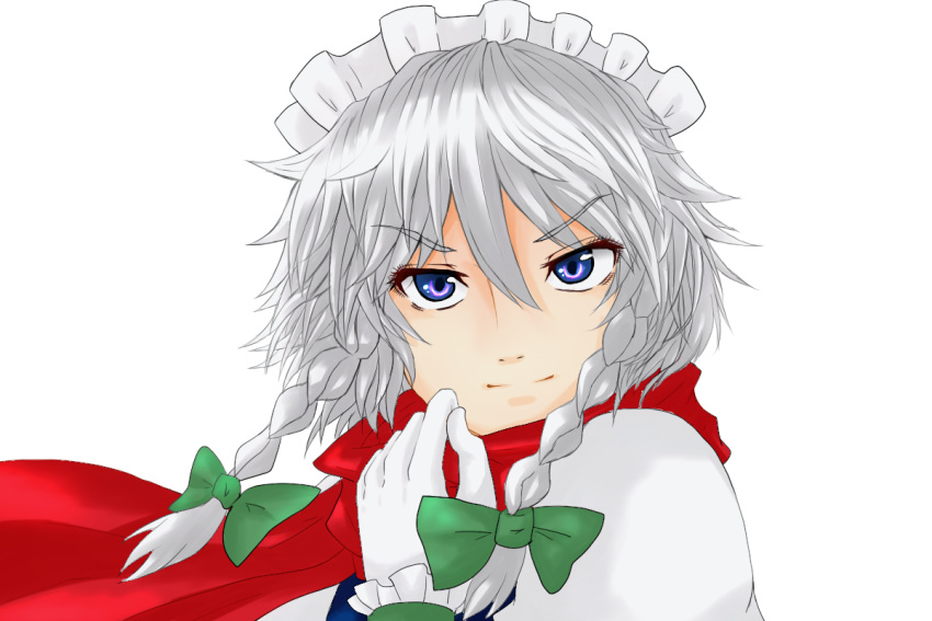 Safebooru - bad id braid close-up gloves izayoi sakuya maid maid ...