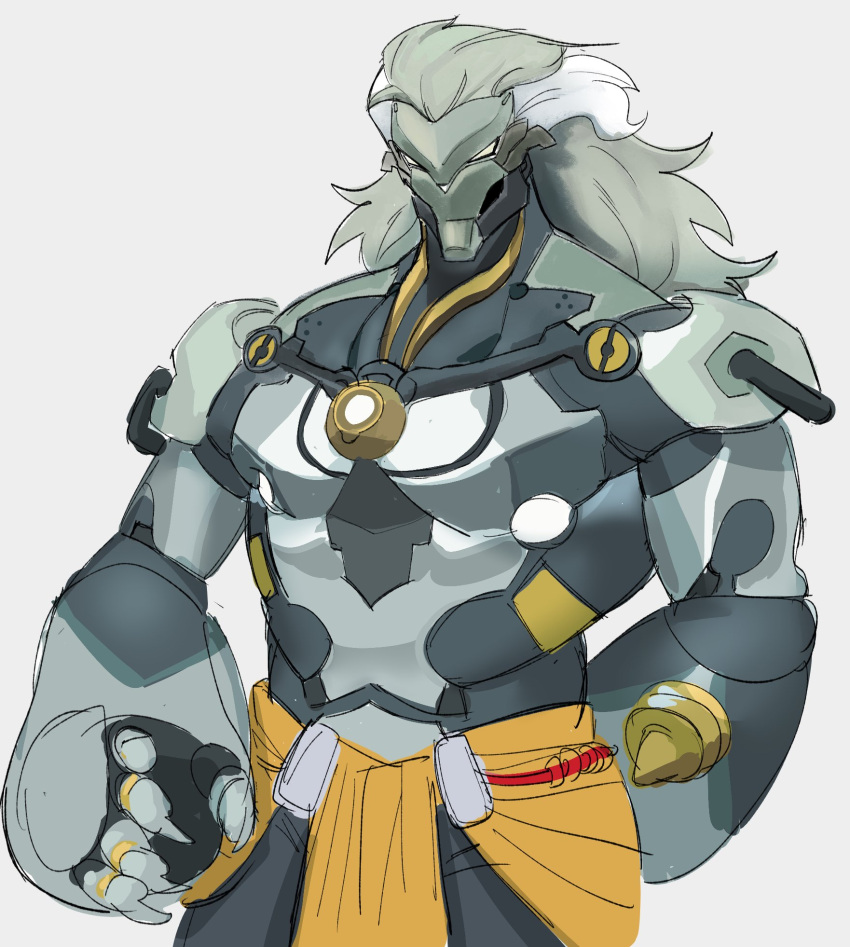 Safebooru - 1boy arm behind back banyue (zenless zone zero) claws ...