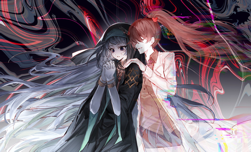Safebooru - 2girls arknights bochishiraita brown hair carmen (project ...