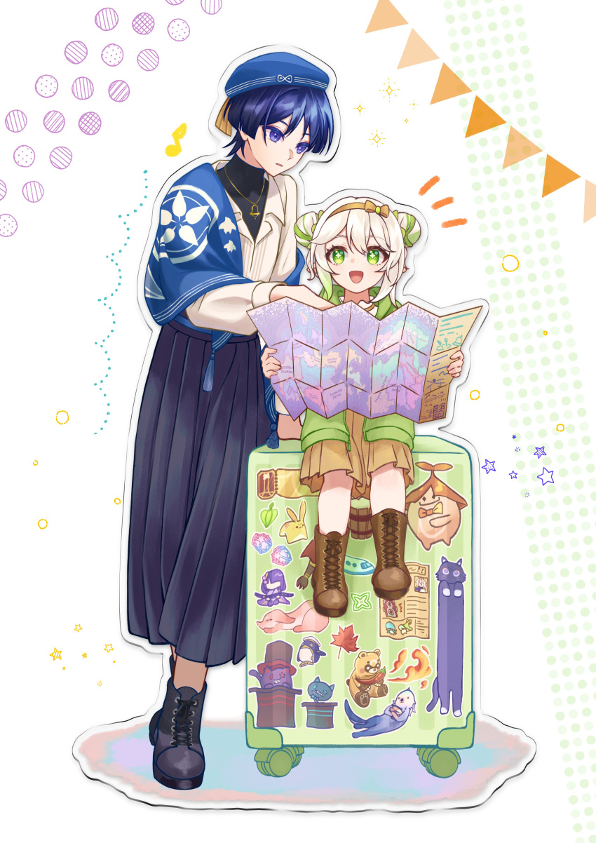 Safebooru - 1boy 1girl absurdres acrylic stand (medium) alternate ...