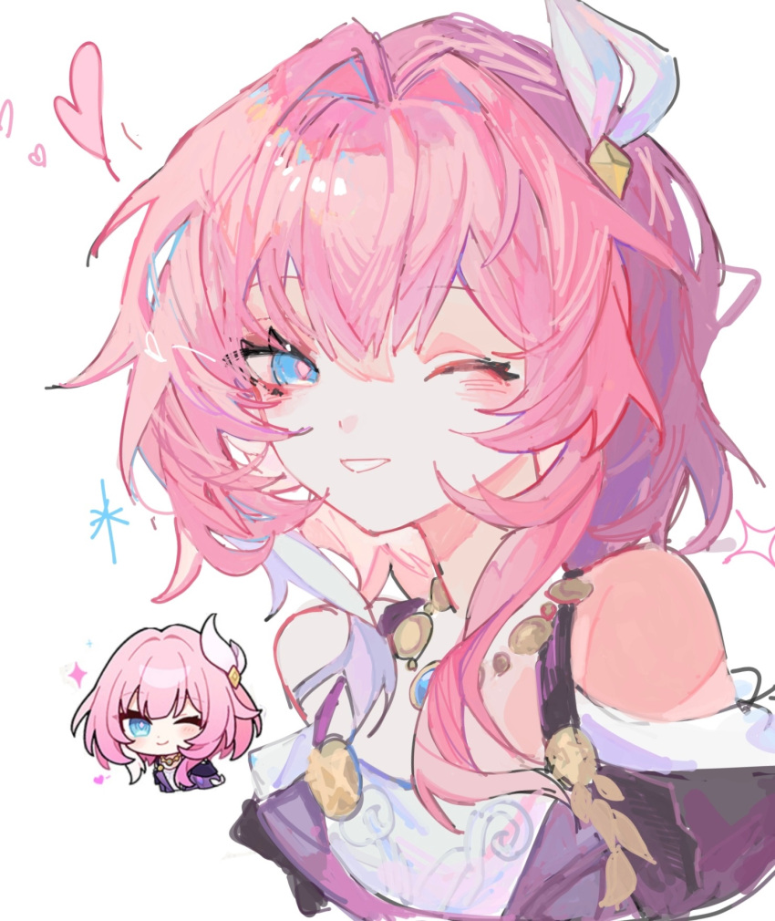 Safebooru - 1girl ;) blue eyes breasts chibi chibi inset coat cyrene ...