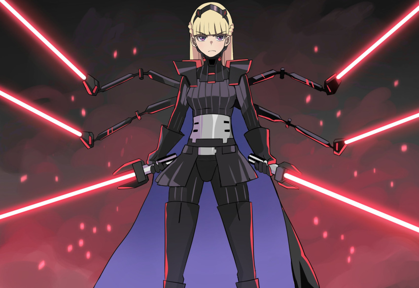 Safebooru - 1girl am (star wars) armor black gloves black hairband ...
