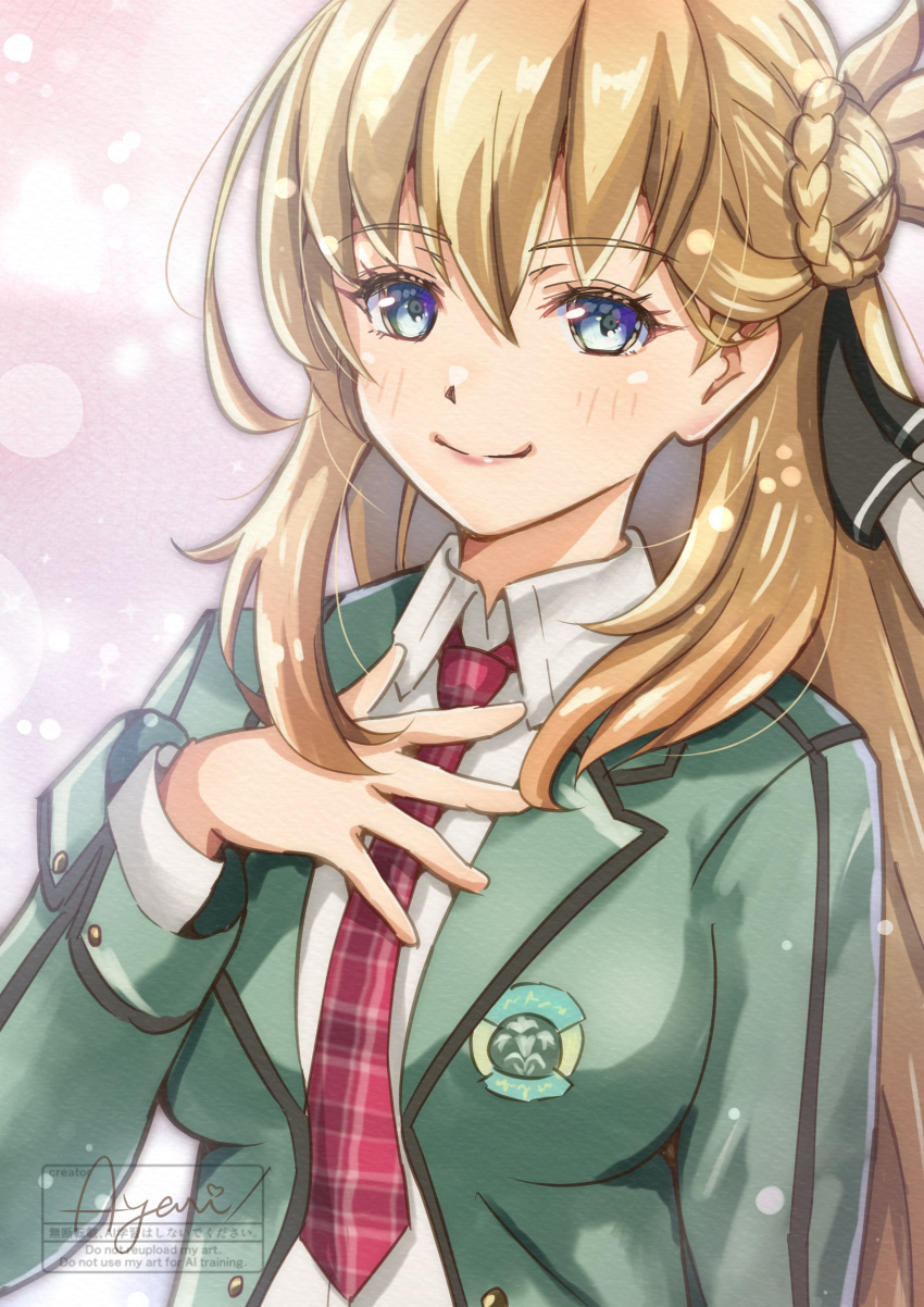 Safebooru - 1girl absurdres agnes claudel aramis high school uniform ...