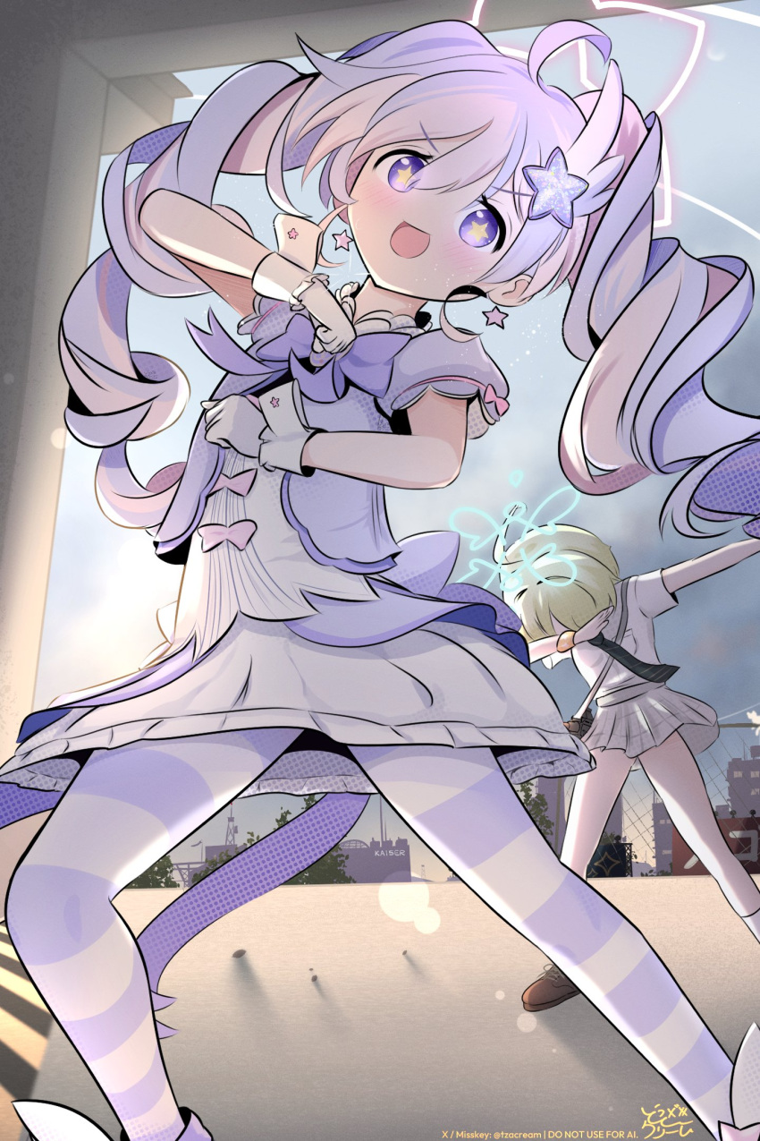 Safebooru - + + 2girls blue archive blush character request clothes ...