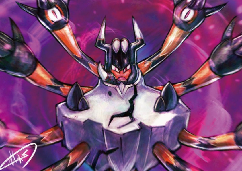 Safebooru - barbaracle blurry commentary request crack horns kaosu ...