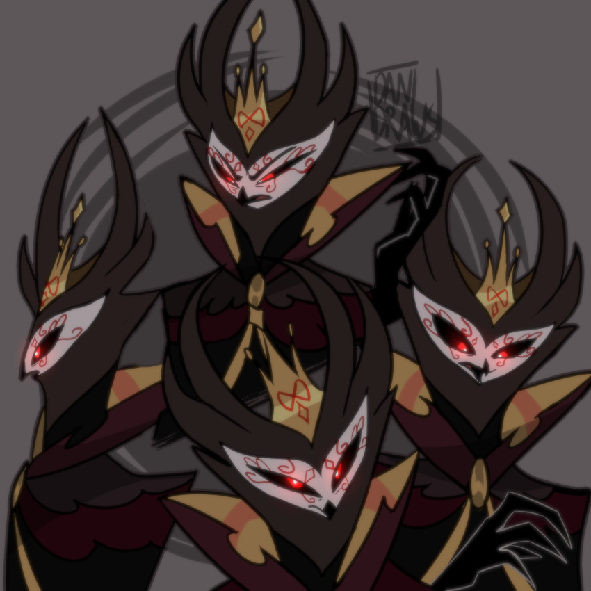 Safebooru - 1boy black cloak cloak crown danidraws demon boy furry ...