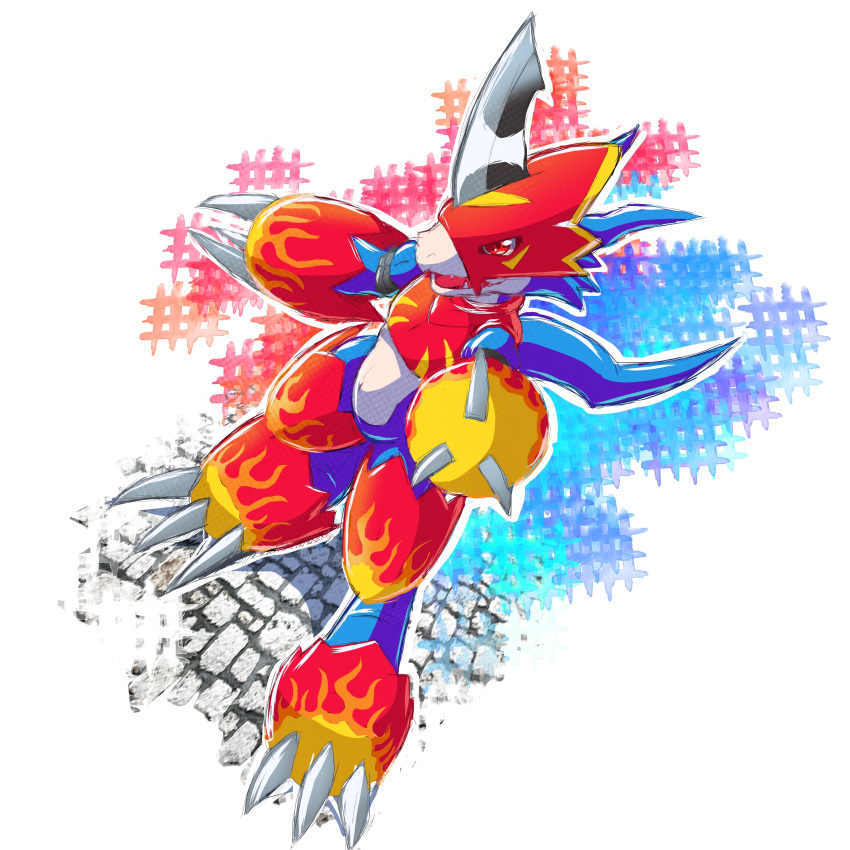 Safebooru - absurdres armor digimon digimon (creature) dragon fladramon ...