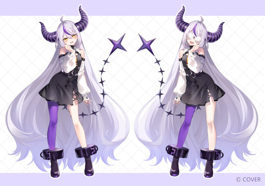 Safebooru - 1girl absurdly long hair ahoge bare shoulders black boots ...