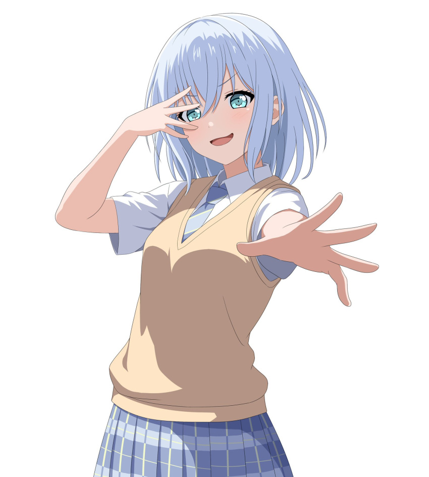 Safebooru - 1girl bang dream! blue skirt commentary request feet out of ...