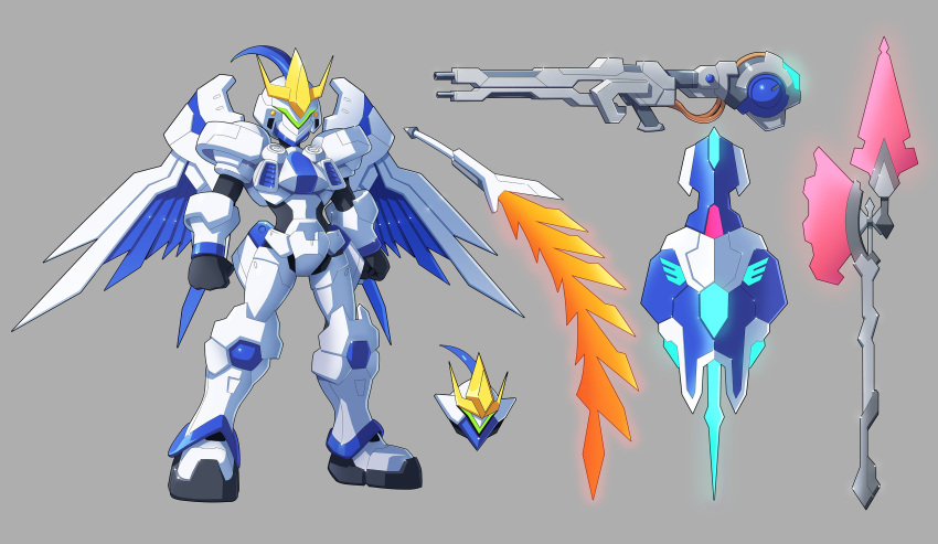 Safebooru - absurdres armor assault visor biometal green visor gun ...