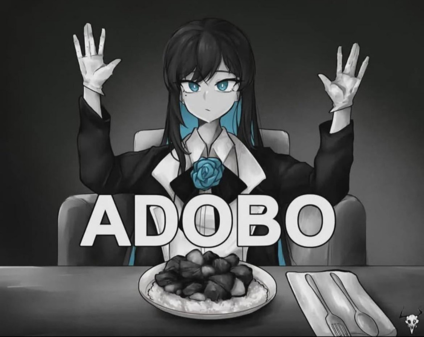 Safebooru - 1girl absolute cinema (meme) ado (utaite) chando (ado) long ...