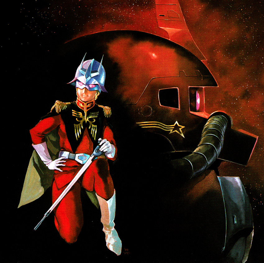 Safebooru - absurdres boots char aznable gloves gundam helmet highres ...