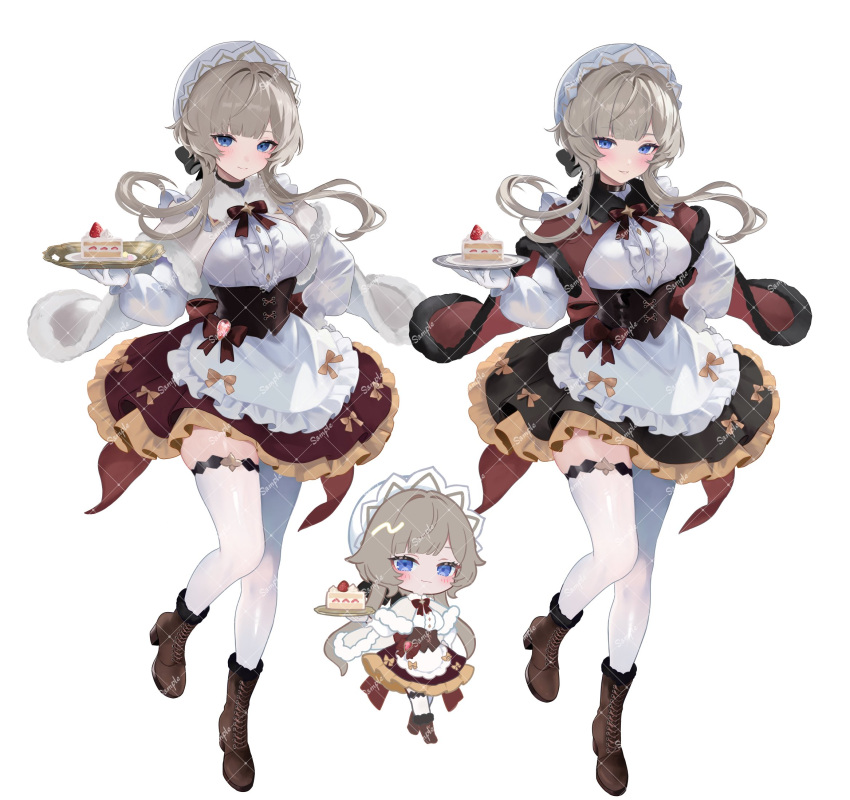 Safebooru - 1girl alternate costume black choker black corset blue eyes ...