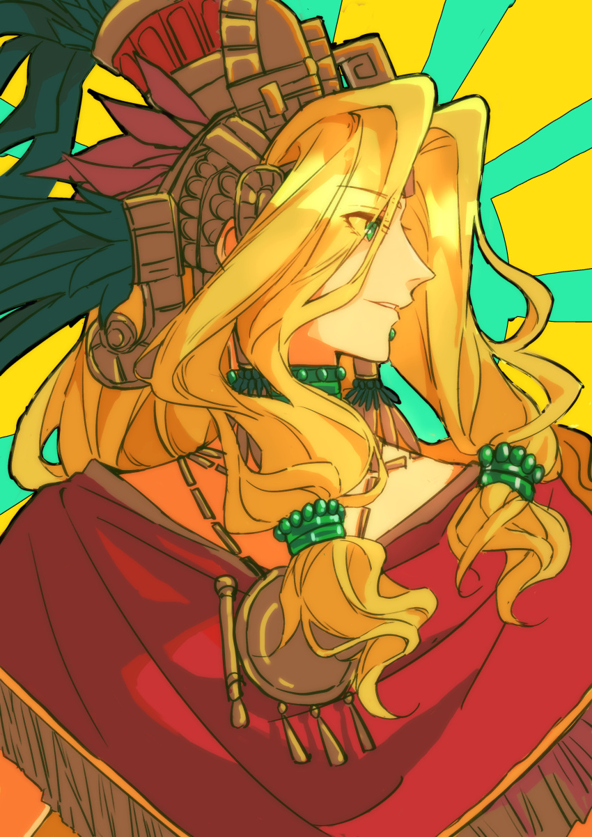 Safebooru - 1girl absurdres aztec blonde hair commentary request fate ...