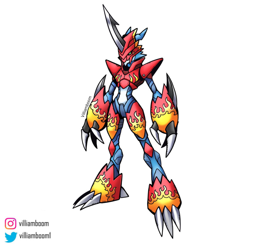 Safebooru - 1boy armor artist name commentary digimon digimon (creature ...