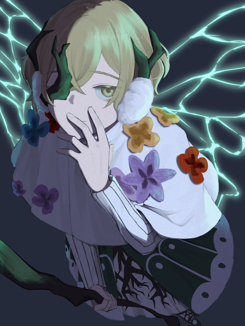 Safebooru - 1boy blonde hair e.g.o (project moon) flower full body ...