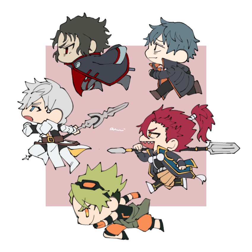 Safebooru - 5boys a nzi end achilles (fate) achilles (fearless diver ...