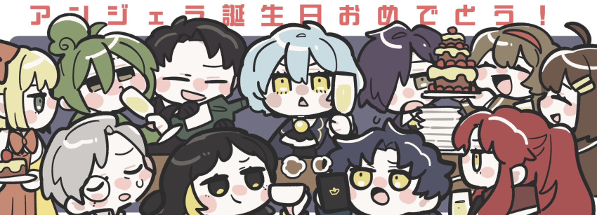 Safebooru - 5boys 6+girls ahoge angela (project moon) binah (project ...