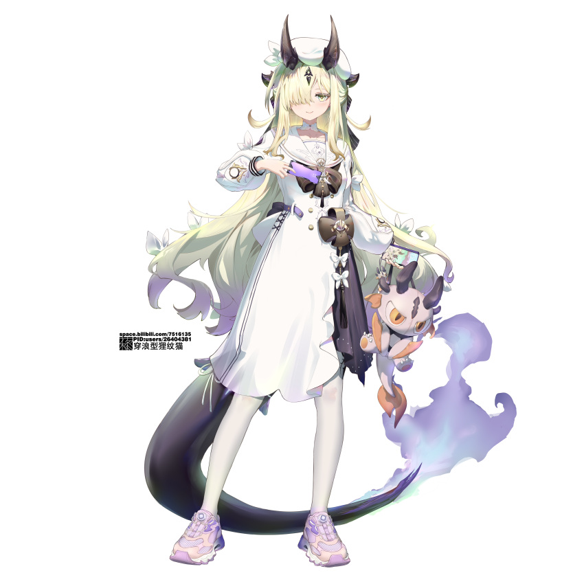 Safebooru - 1girl absurdres arknights black horns black tail blonde ...