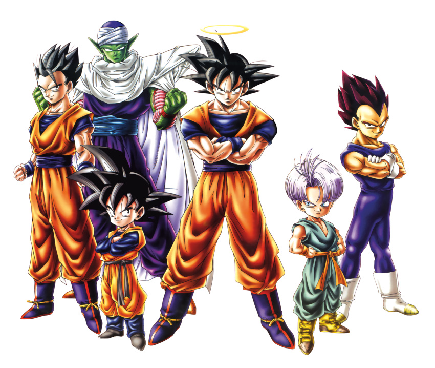 Safebooru - dragon ball dragon ball z halo male piccolo son gohan son ...