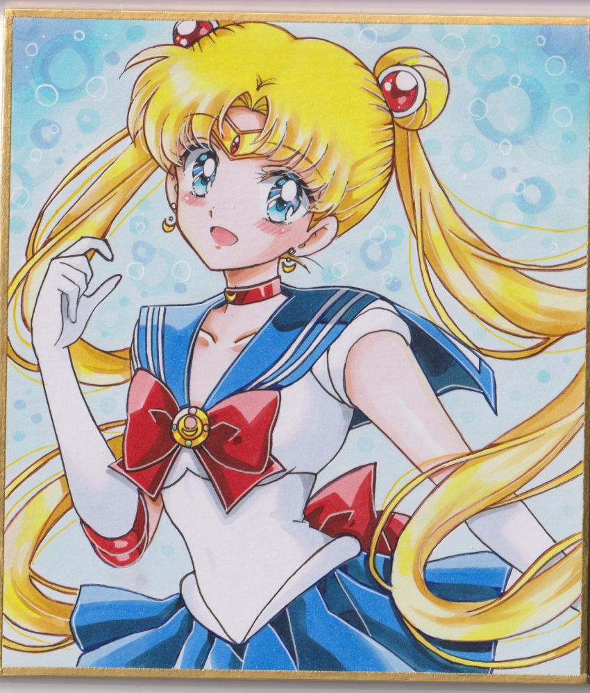 Safebooru - 1girl :d back bow bishoujo senshi sailor moon blonde hair ...