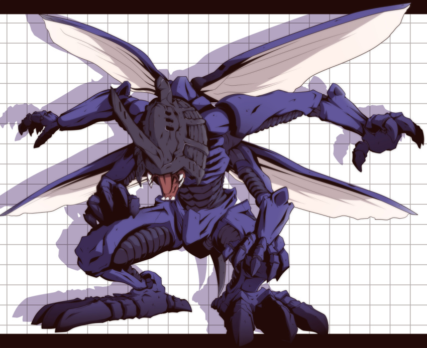 Safebooru - digimon digimon adventure extra arms horn insect wings ...