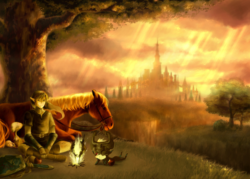 Safebooru - bad id castle cooking epona fish food fruit gloves hat ...