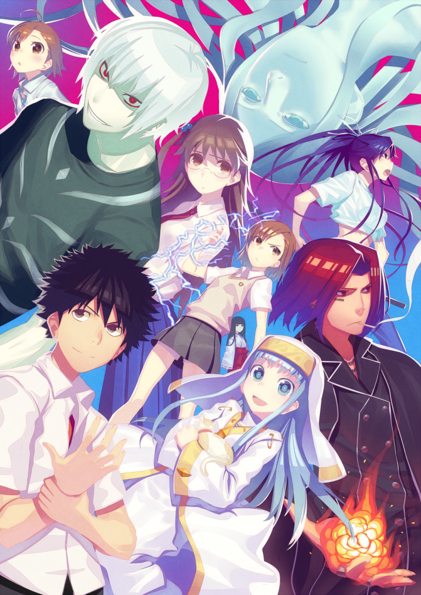 Safebooru - aleister crowley bad id cat fire highres himegami aisa ...