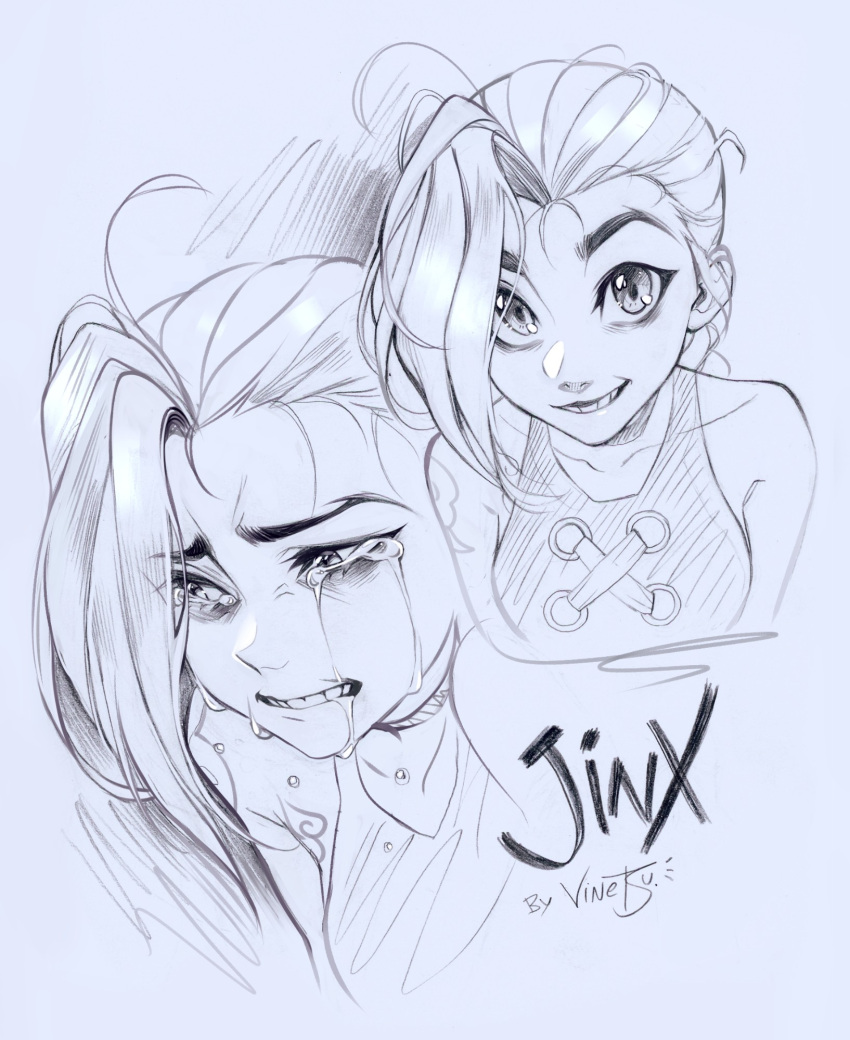 Safebooru - 1girl arcane: league of legends arcane jinx artist name ...