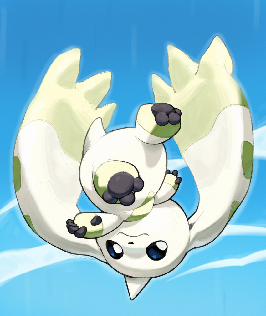 Safebooru - absurdres animal ears blue background blue sky digimon ...