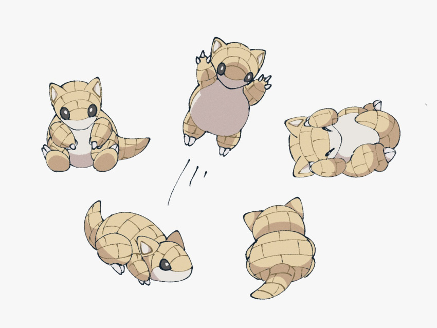 Safebooru - black eyes bright pupils claws closed eyes full body ...