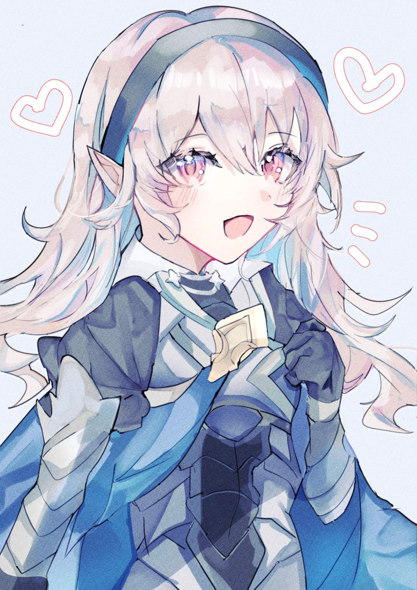 Safebooru - 1girl :d black hairband blue cape blush cape corrin (female ...