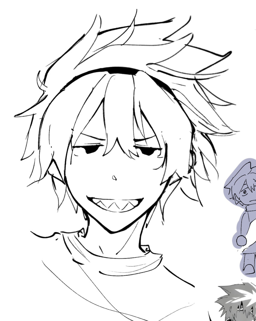 Safebooru 1boy Black Eyes Commentary Empty Eyes English Commentary 5359