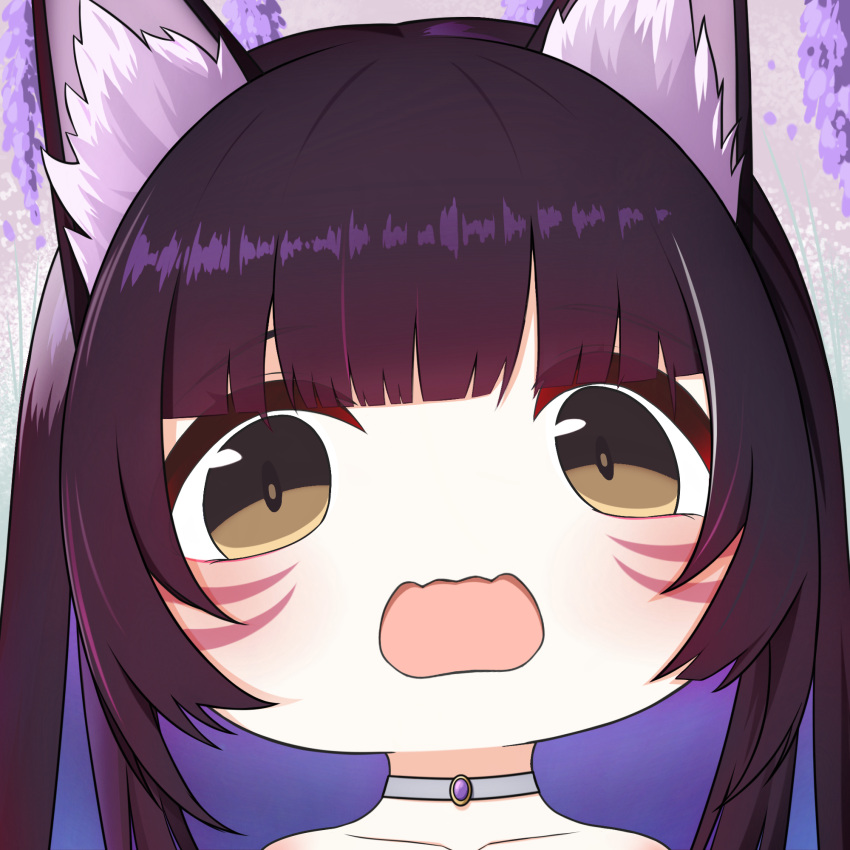 Safebooru - 1girl animal ears azur lane long hair musashi (azur lane) open mouth quancy | 5482522