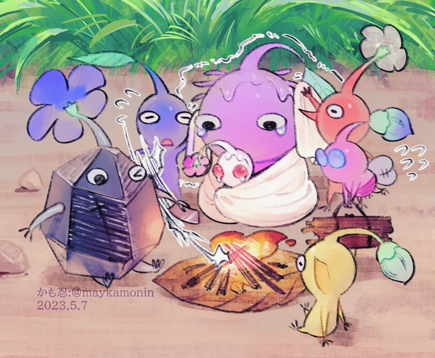 Safebooru - > o ^^^ afterimage artist name autumn leaves black eyes ...