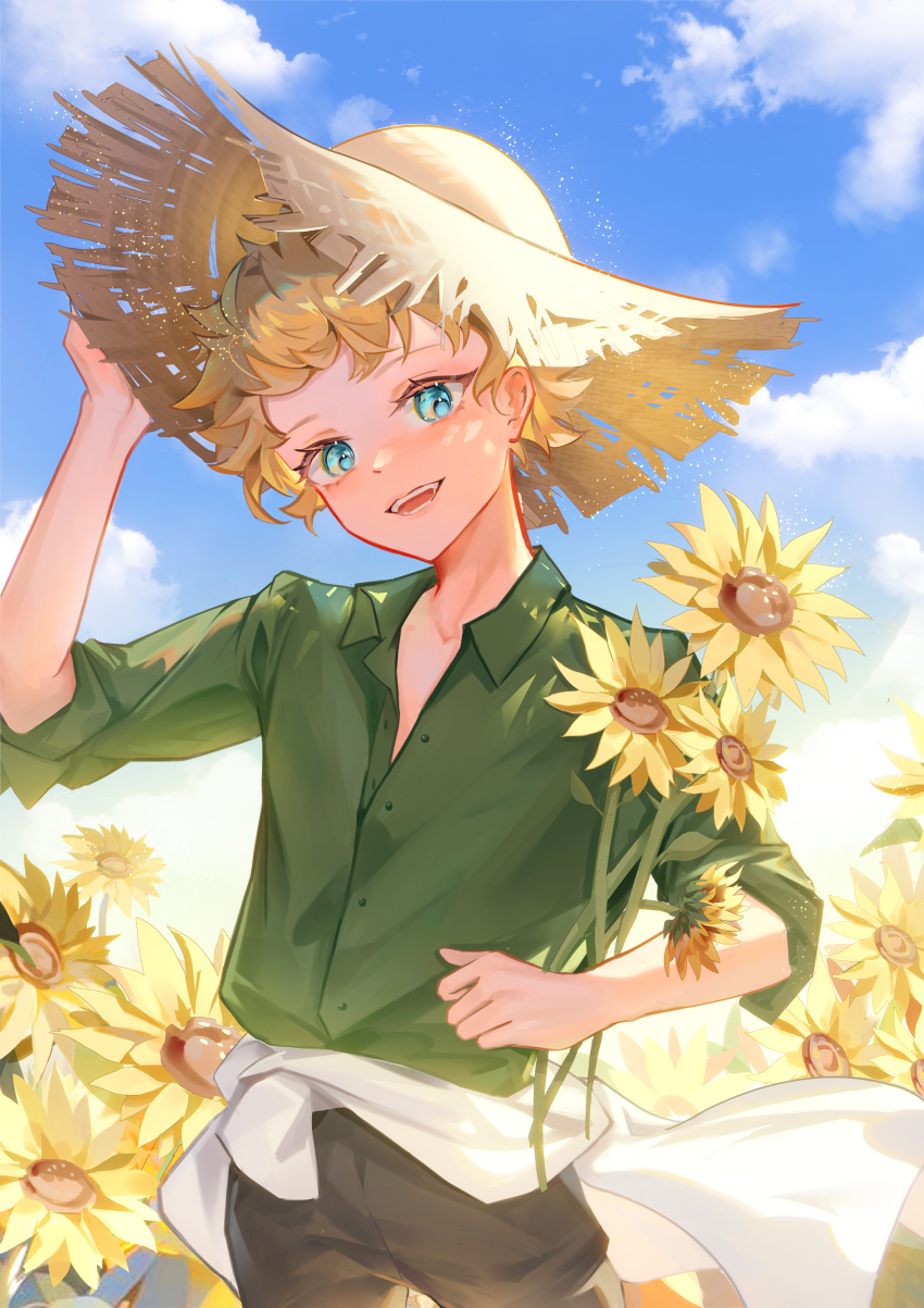Safebooru - 1boy absurdres animification benpetry96 blonde hair blue ...