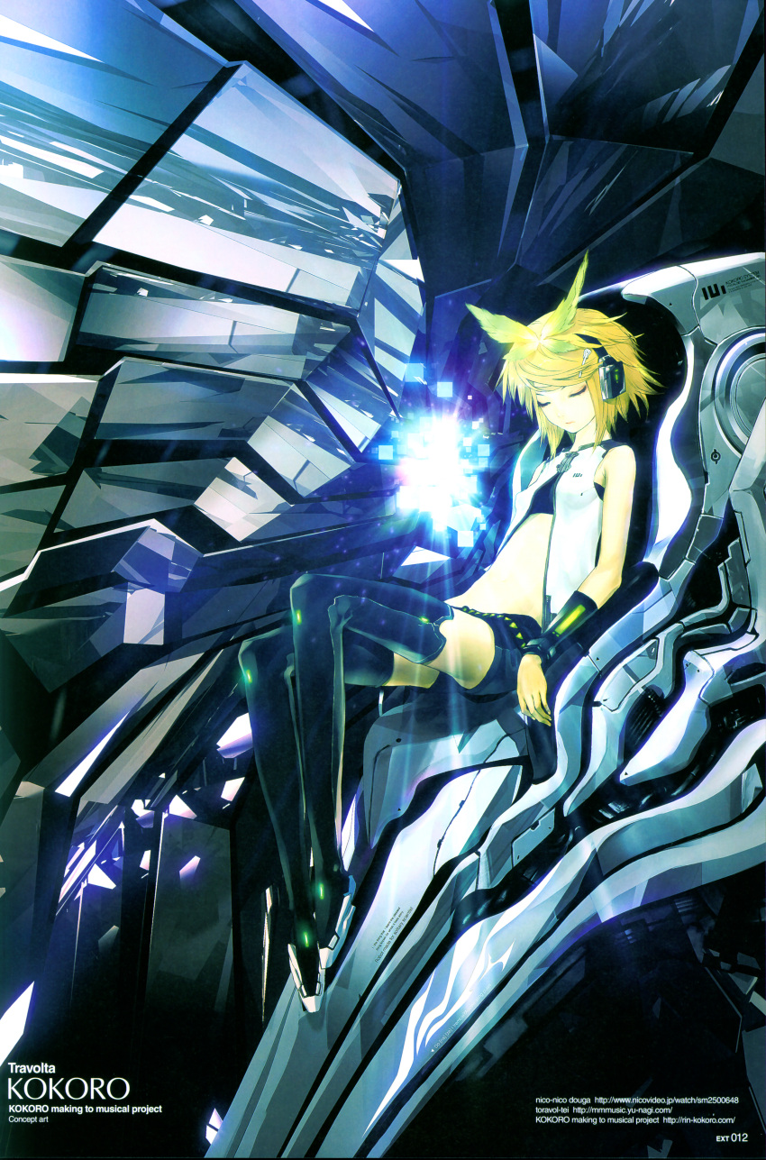 Safebooru - kagamine rin redjuice tagme thigh-highs vocaloid | 59521